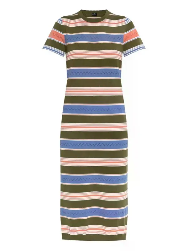 princess polly baby blue dress Paul Smith Striped Short-Sleeved Dress In Green - 30% Off