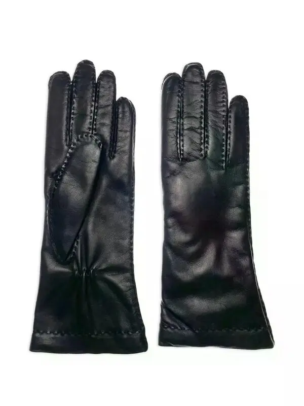 RESTELLI Leather Gloves - Black