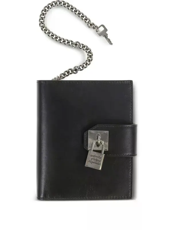 Enfants Riches Déprimés Only One Padlock Wallet - Black