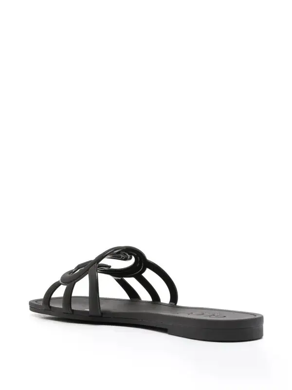 Gucci Interlocking G Slides - Black
