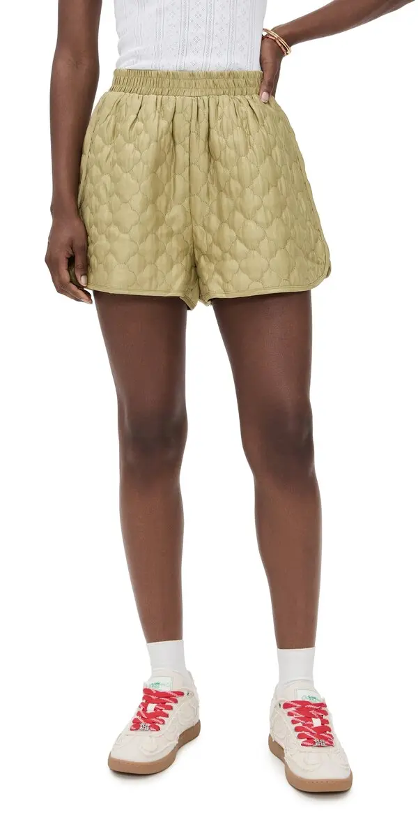 VRG GRL Leo Quilted Shorts