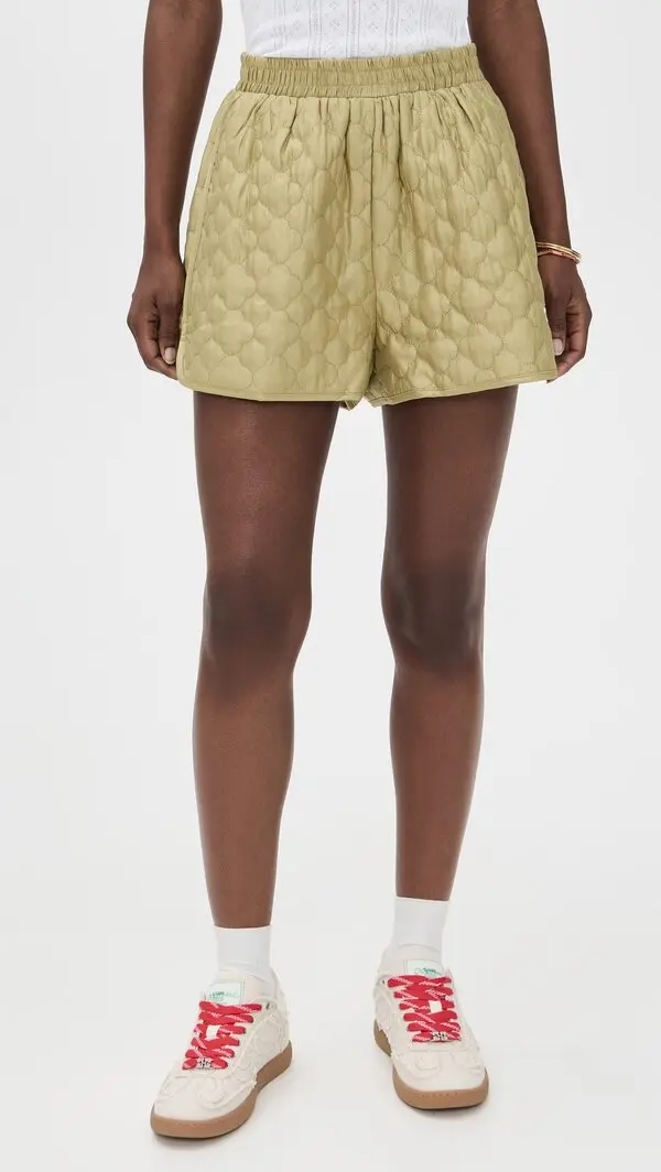 VRG GRL Leo Quilted Shorts