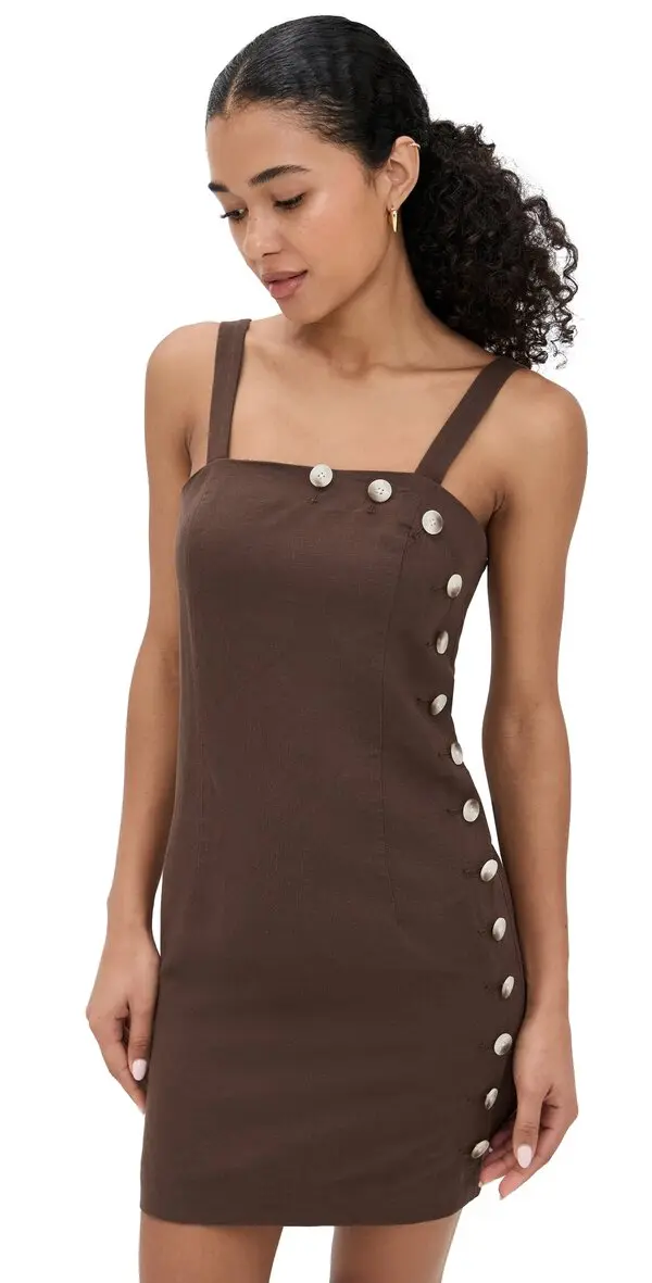 LE BOP Sylvie Mini Dress - Chocolate