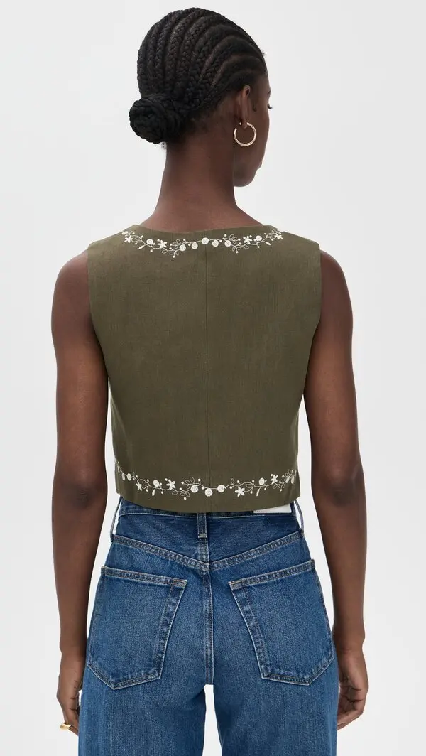 Line & Dot Brea Embroidered Top