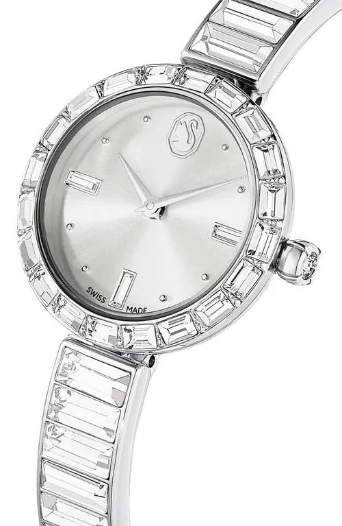 SWAROVSKI Matrix Bracelet Watch - White/silver