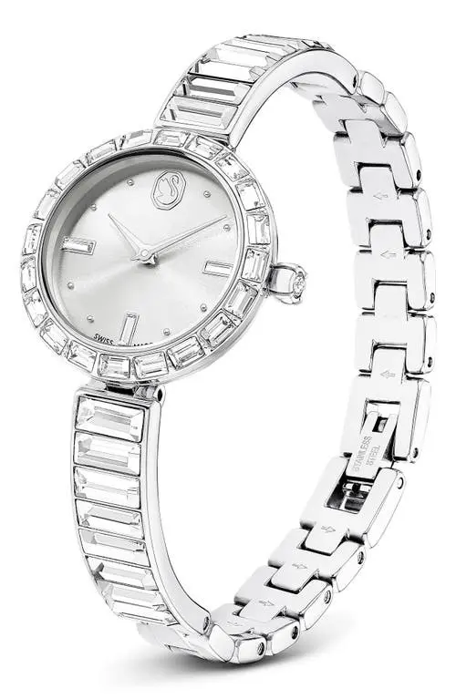 SWAROVSKI Matrix Bracelet Watch - White/silver