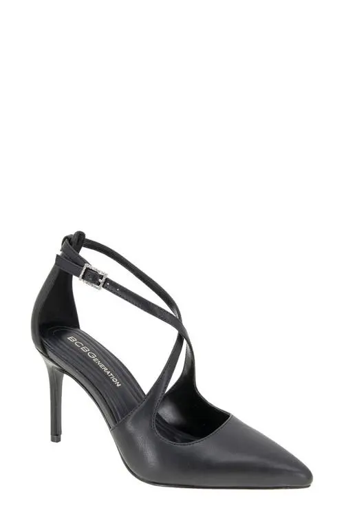 Bcbgmaxazria Ankle Strap D'orsay Pumps - Black