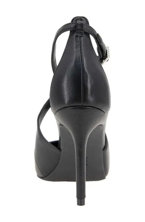 Bcbgmaxazria Ankle Strap D'orsay Pumps - Black