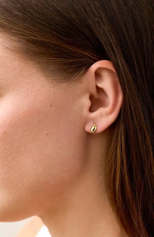 Bony Levy 14k Gold Teardrop Stud Earrings