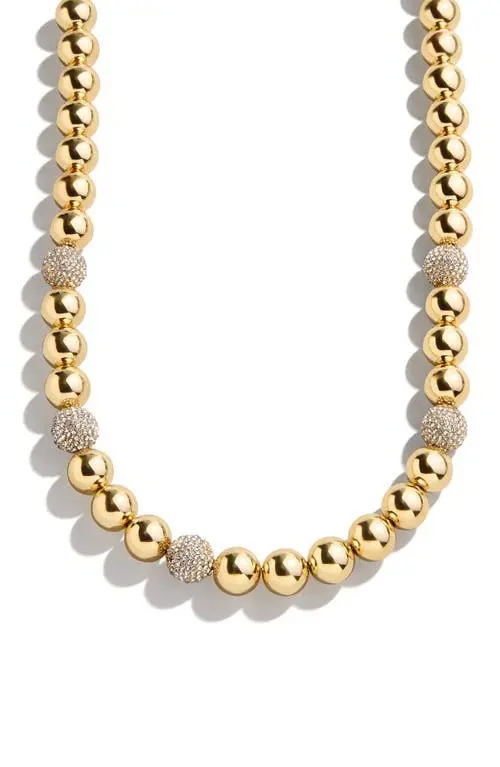 Baublebar Pisa Pavé Necklace - Gold