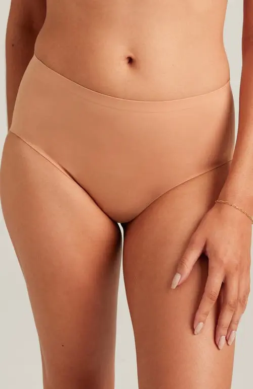 SAALT Seamless High Waist Briefs - Nude