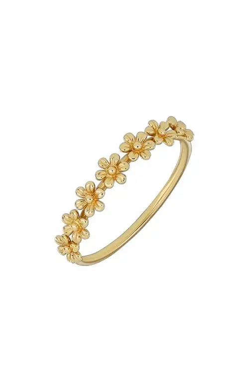 Bony Levy 14k Gold Flower Stackable Ring - 14k Yellow Gold