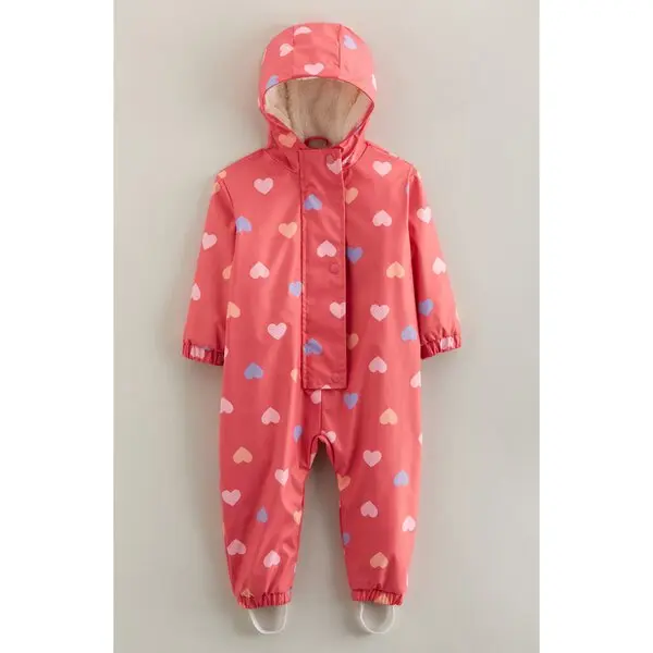 TUCKER + TATE Printed Puddle Suit - Pink Honey Simple Heart