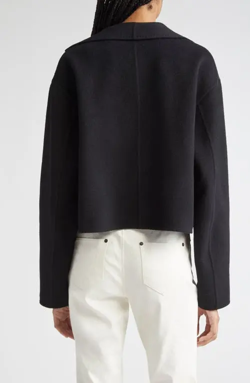 Lafayette 148 New York Cropped Wool Blend Jacket