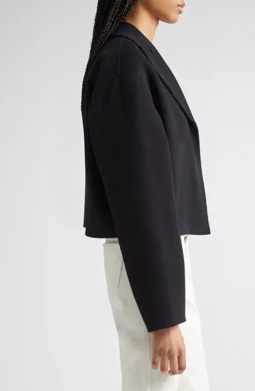 Lafayette 148 New York Cropped Wool Blend Jacket