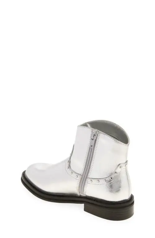 Nordstrom Florence Studded Bootie - Silver Metallic