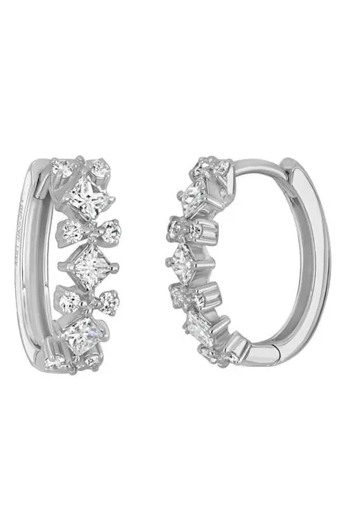 Bony Levy Getty Diamond Hoop Earrings - 18k White Gold