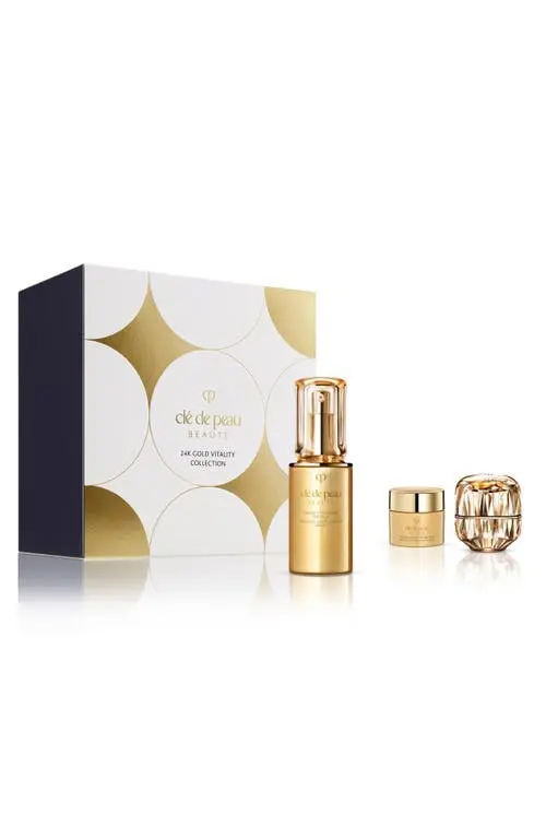 CLE DE PEAU BEAUTE 24k Gold Vitality Collection Set $425 Value - No Color