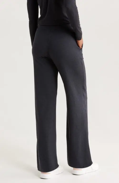 Zella Straight Leg Drawstring Pants - Black