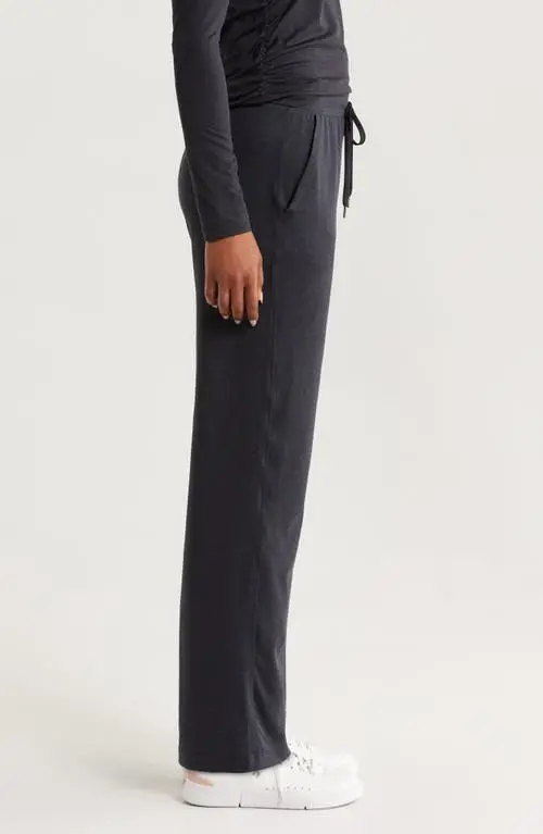 Zella Straight Leg Drawstring Pants - Black