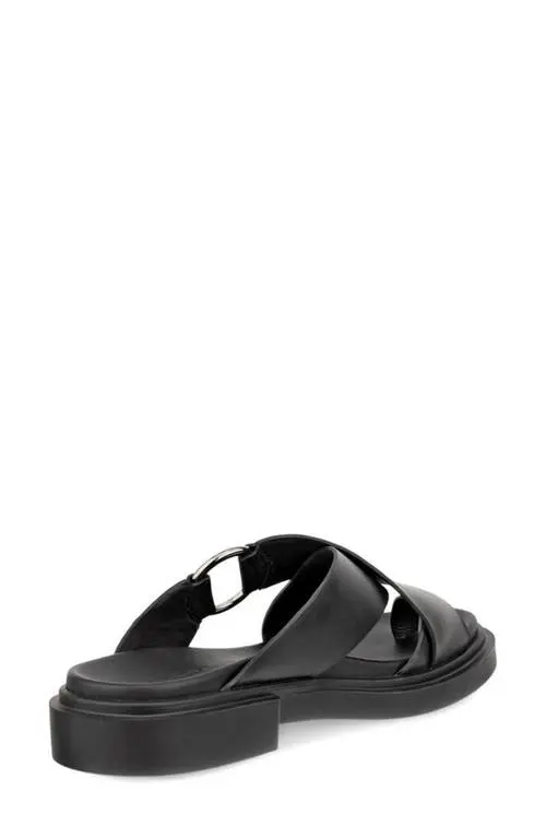 Ecco Metro Ring Slide Sandal - Black
