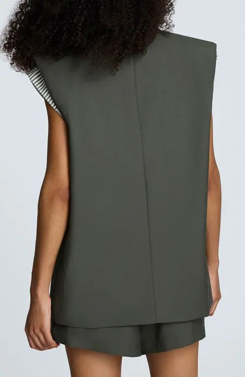 KENNETH COLE Longline Stretch-twill Vest