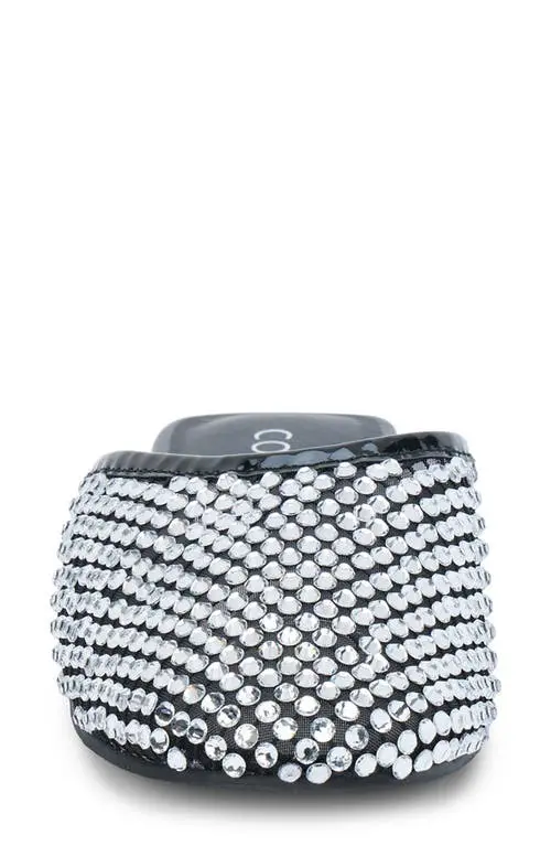 Matisse Karlie Rhinestone Mesh Mule - Black
