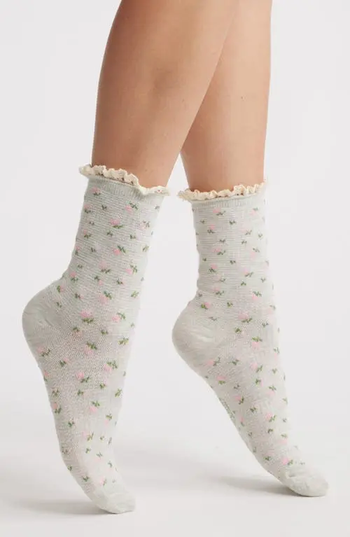 STEMS Mini Floral Crew Socks - Bliss