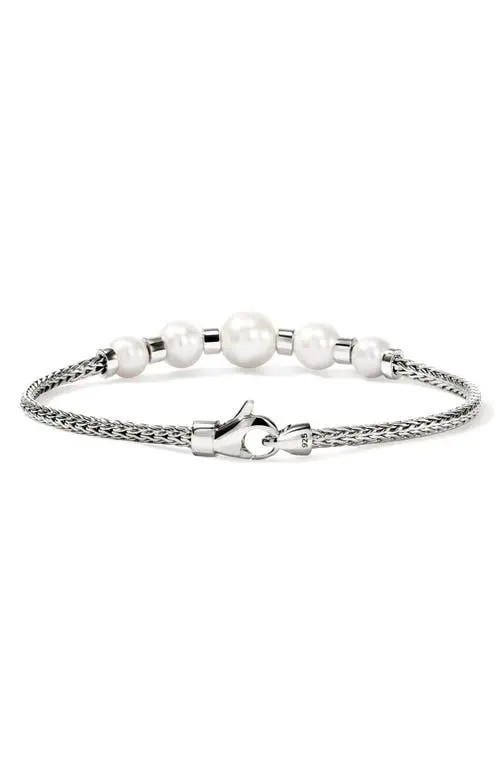 John Hardy Jh Essentials Pearl Station Bracelet