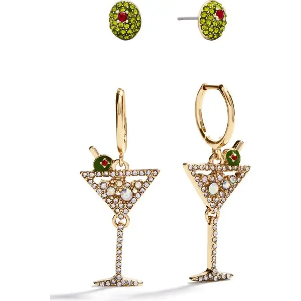 Baublebar Martini And Olive Earring Set
