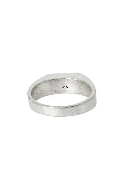 ALLSAINTS Rectangle Flat Signet Ring