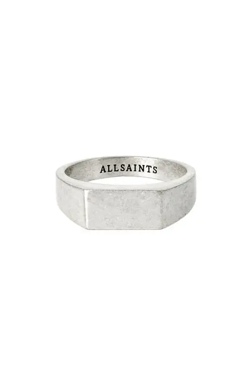 ALLSAINTS Rectangle Flat Signet Ring