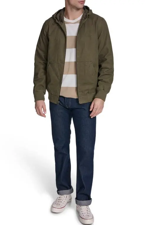 LEVI'S Lightweight Workwear Hooded Jacket - Olive Tree