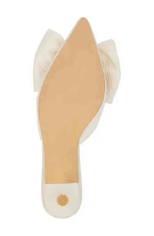 Matisse Goldie Bow Pointed Toe Mule - Cream