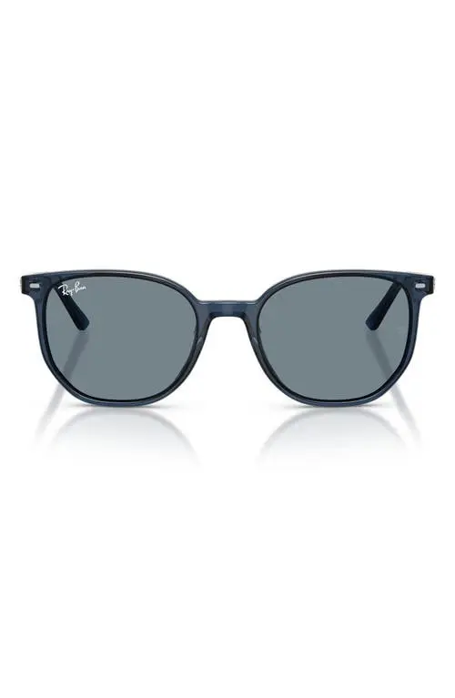 Ray-ban 52mm Square Sunglasses - Transparent Blue/blue
