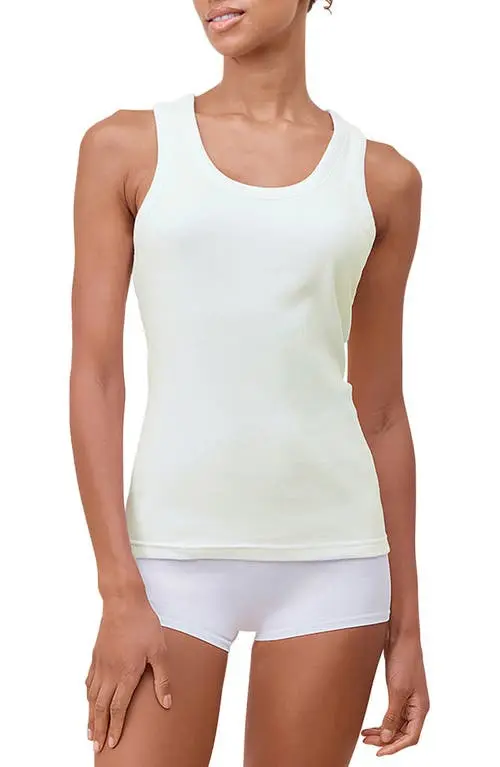 PAPINELLE Milla Stretch Cotton Rib Tank Top