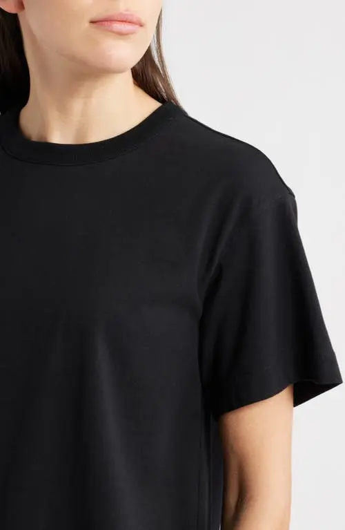 Madewell Back Pleat Classic T-shirt - Jet Black