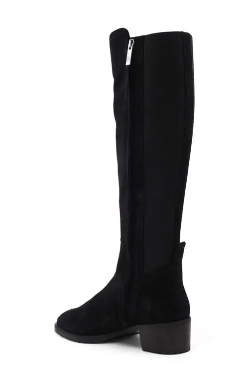 Aquatalia Rhegan Weatherproof Knee High Boot - Black Suede