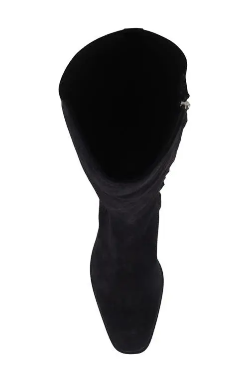Aquatalia Rhegan Weatherproof Knee High Boot - Black Suede