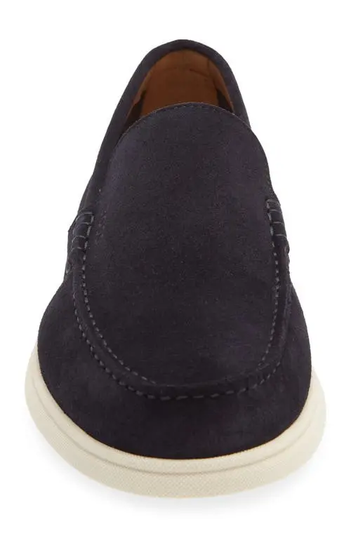 BOSS Sienne Moc Toe Loafer - Navy