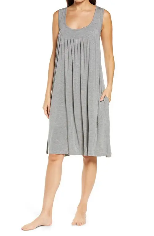 PAPINELLE Caty Soft Pleat Nightgown - Grey