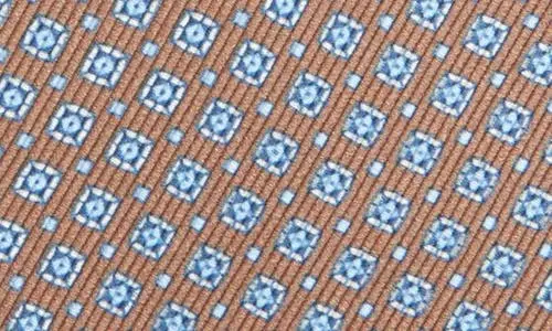 David Donahue Square Silk Tie