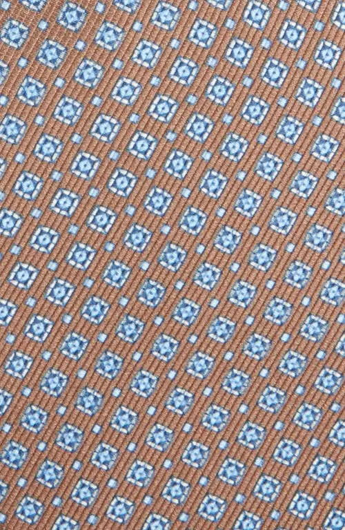 David Donahue Square Silk Tie