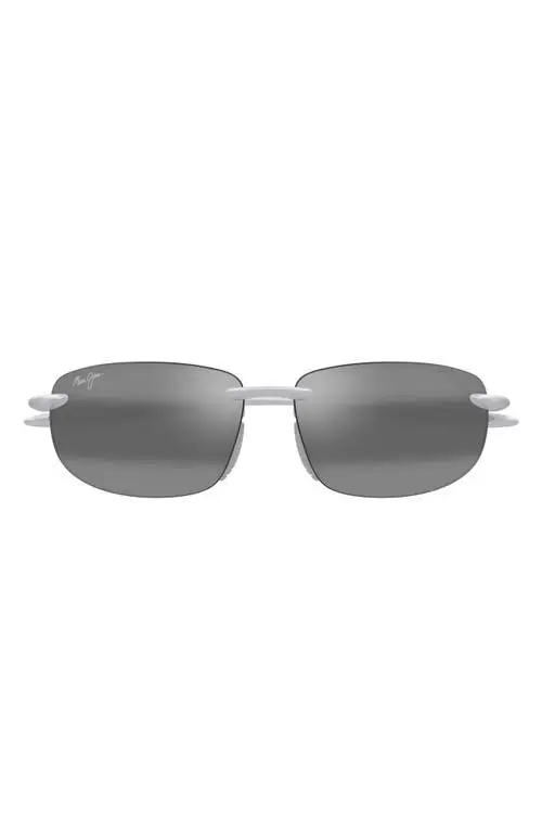 Maui Jim Ho'okipa Ultra Special Fit Polarizedplus2® 60mm Sunglasses - Silver