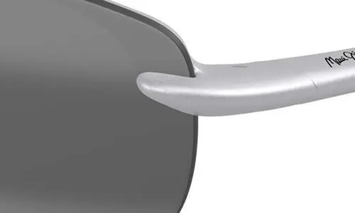 Maui Jim Ho'okipa Ultra Special Fit Polarizedplus2® 60mm Sunglasses - Silver