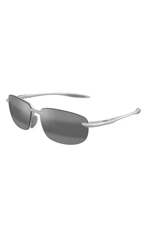 Maui Jim Ho'okipa Ultra Special Fit Polarizedplus2® 60mm Sunglasses - Silver