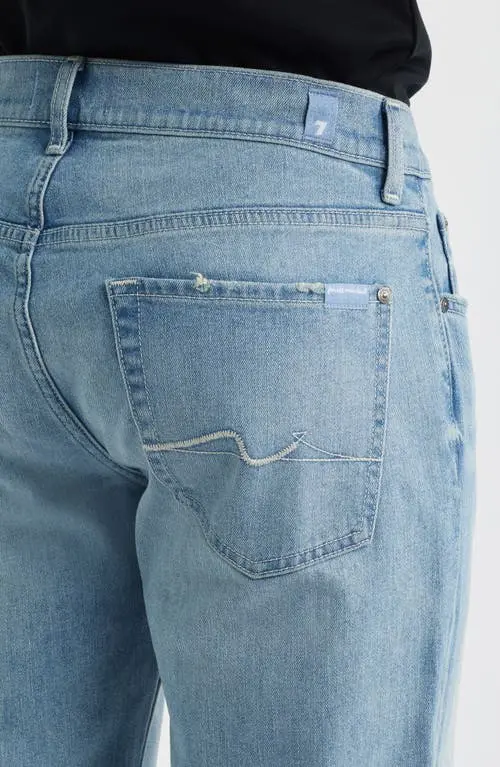 7 For All Mankind Austyn Relaxed Straight Leg Jeans - Crescent