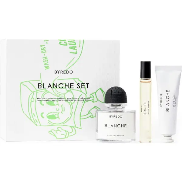 Byredo Blanche Eau De Parfum Travel Essentials Trio Set $415 Value - No Color