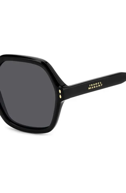 Isabel Marant 55mm Geometric Sunglasses