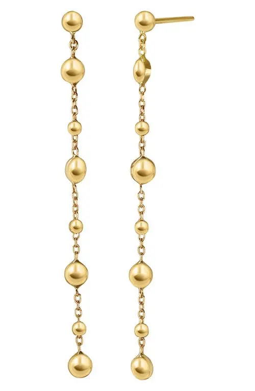 Bony Levy 14k Gold Linear Drop Earrings - 14k Yellow Gold
